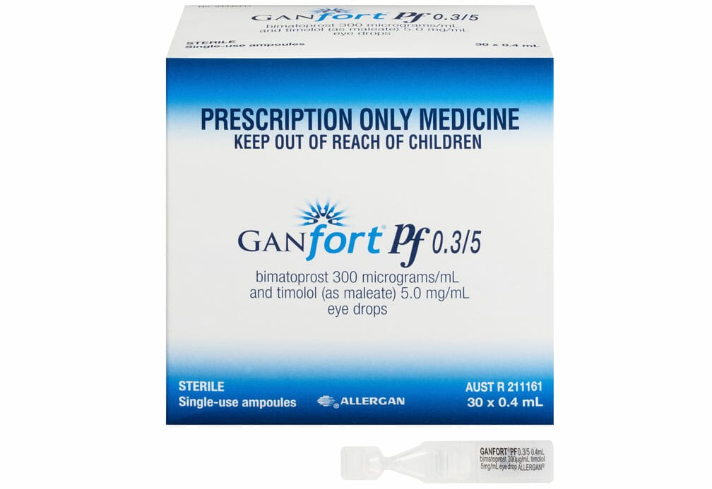Ganfort PF 0.3/5 Eye Drops for Glaucoma and Ocular Hypertension - mivision