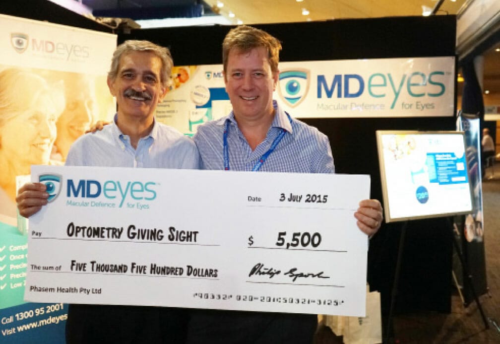 MDeyes Presents Optometry Giving Sight with $5,500 - mivision