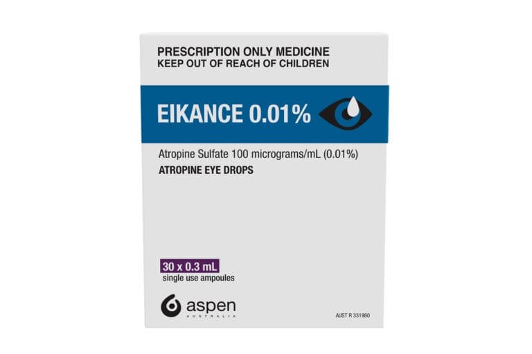 Eikance 0.01% (atropine sulfate) Eye Drops - mivision