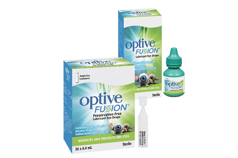 Optive Fusion Lubricant Eye Drops - mivision