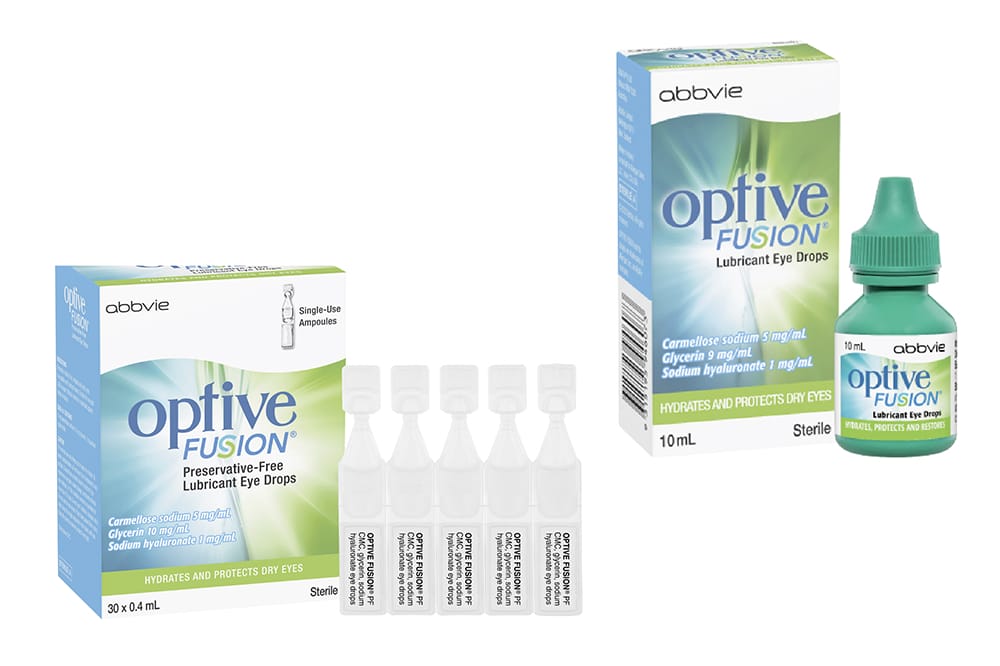 Optive Fusion Lubricant Eye Drops - mivision